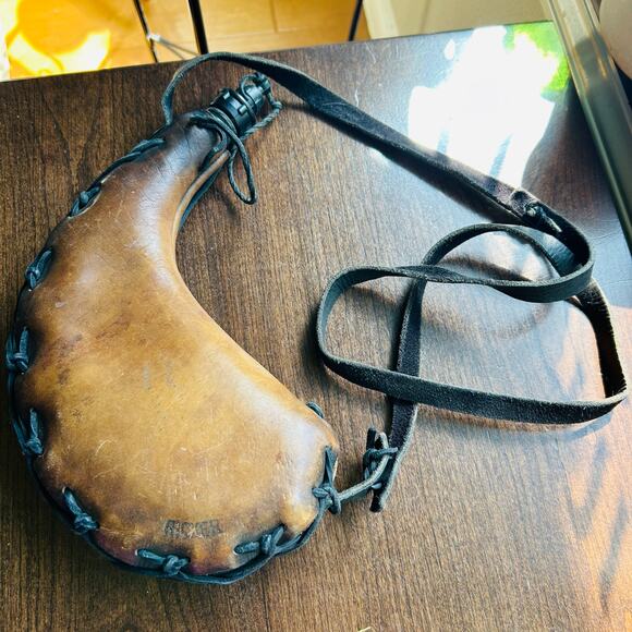 Robert ricker | Dining | Rare Vintage Robert Ricker Leather Wrapped ...